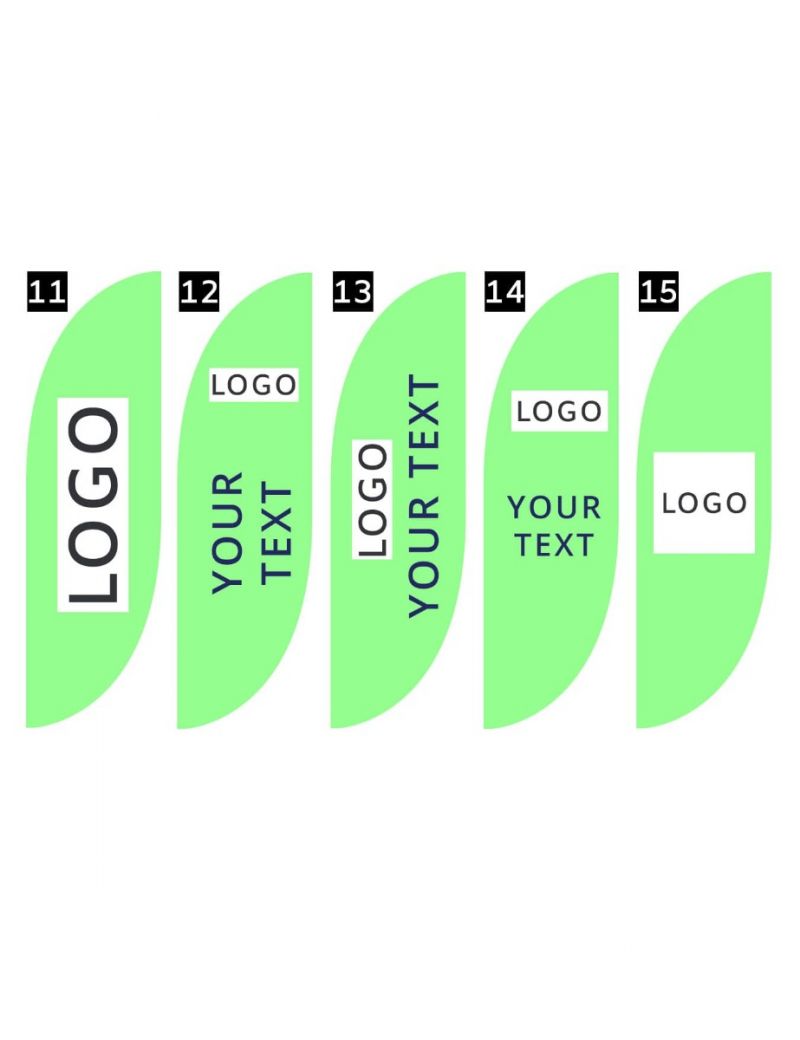 Graphic Design for Feather Flag Classic Bend | Printing4Europe